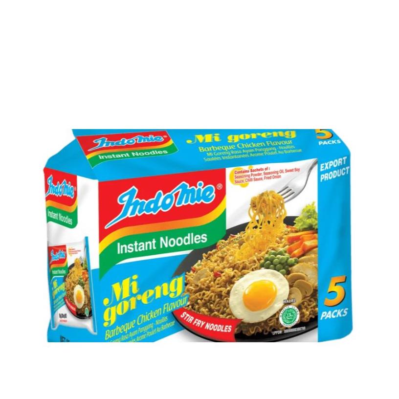 Indomie BBQ Chicken Mi Goreng 5 packs (Mi Goi) – Homie Asian ...