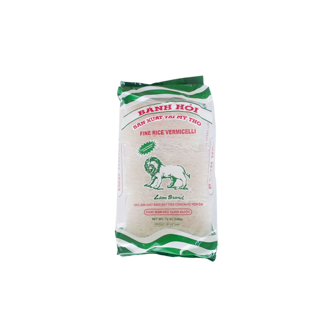 Lion Fine Rice Vermicelli White 340g (Banh Hoi) – Homie Asian ...