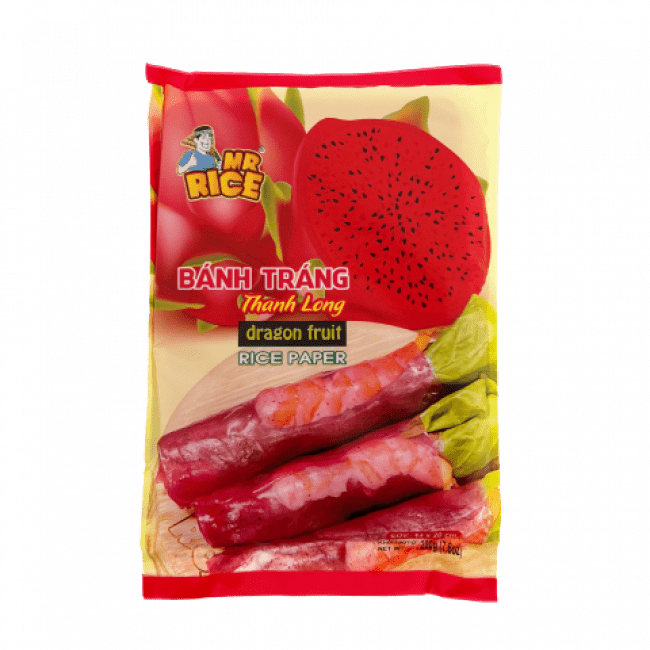 Mr Rice Rice Paper Dragon Fruit 200g (Banh Trang Thanh Long) – Homie ...