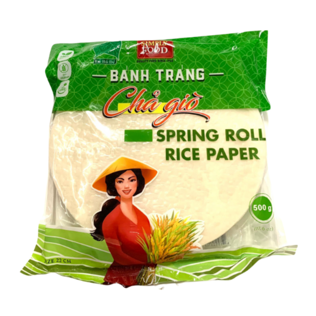 Simply Food Spring Roll Rice Paper 500g (Banh Trang Cha Gio) – Homie ...