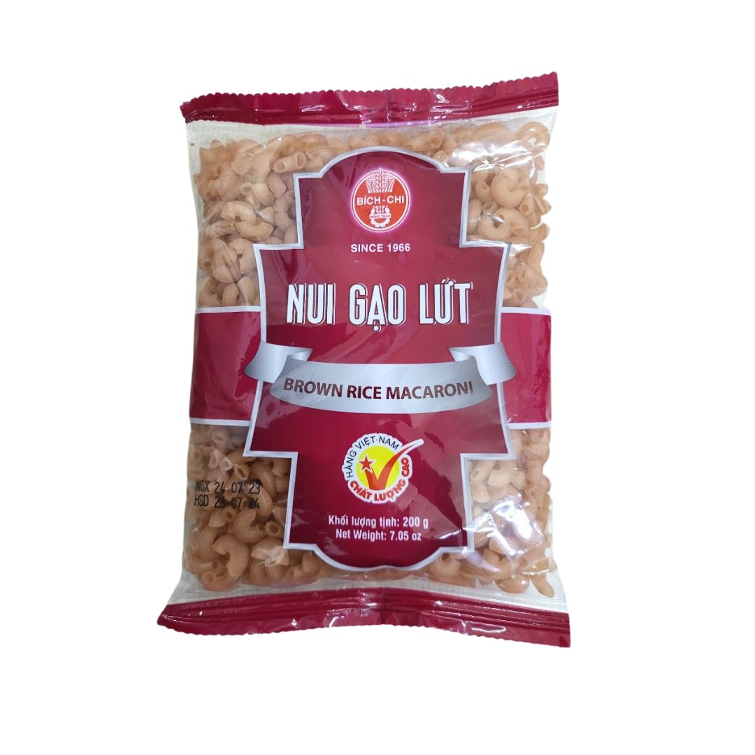 Bich Chi Brown Rice Macaroni 200g (Nui Gao Luc) – Homie Asian ...