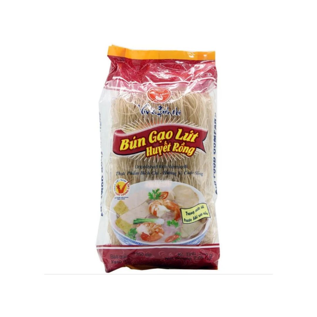 Brown Rice Vermicelli 200g (Bun Gao Luc Huyet Rong Bich Chi) – Homie ...