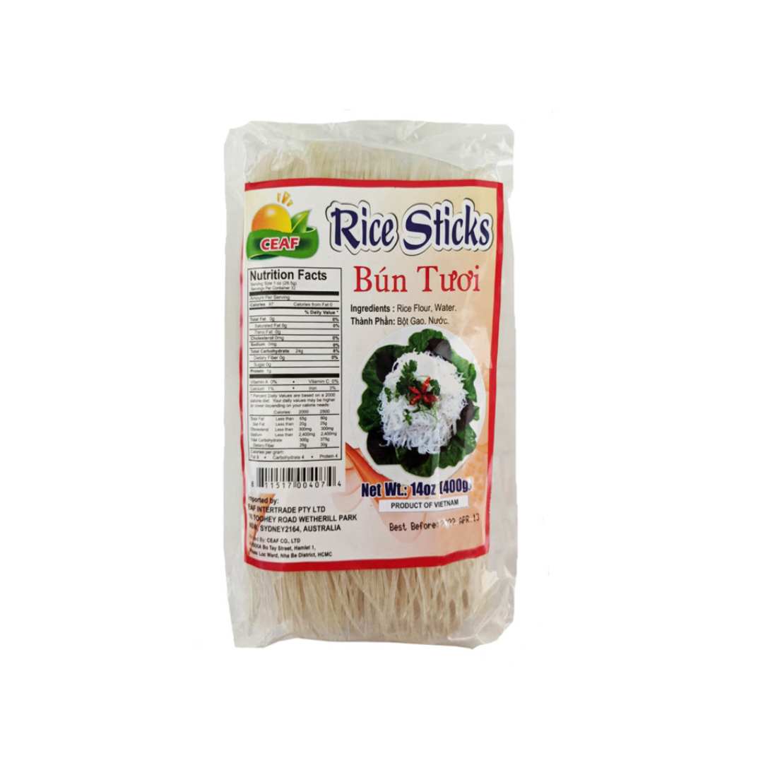 Ceaf Fresh Rice Vermicelli 400g (Bun Tuoi My Tho) – Homie Asian ...