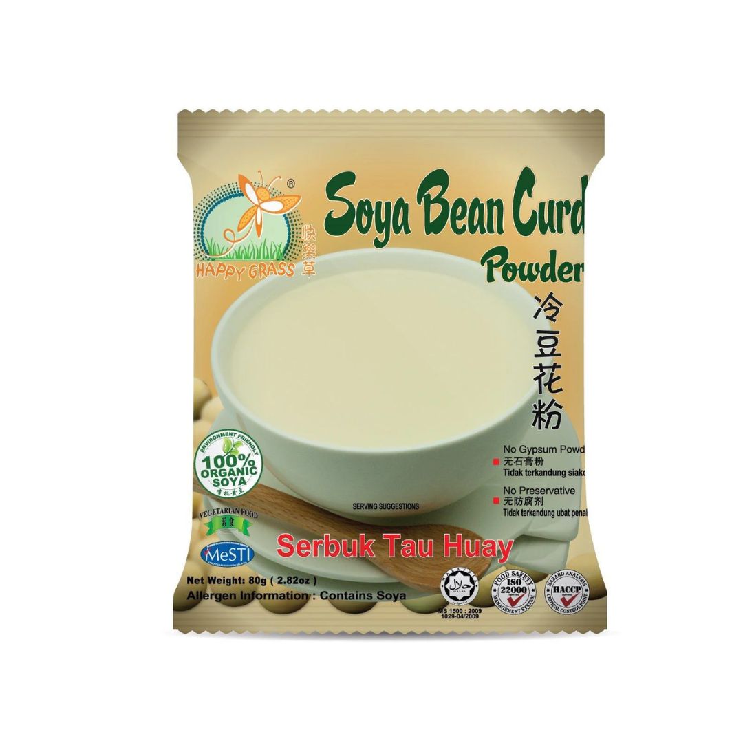Happy Grass Soya Bean Curd Powder 80g (Bot Lam Dau Hu) – Homie Asian ...