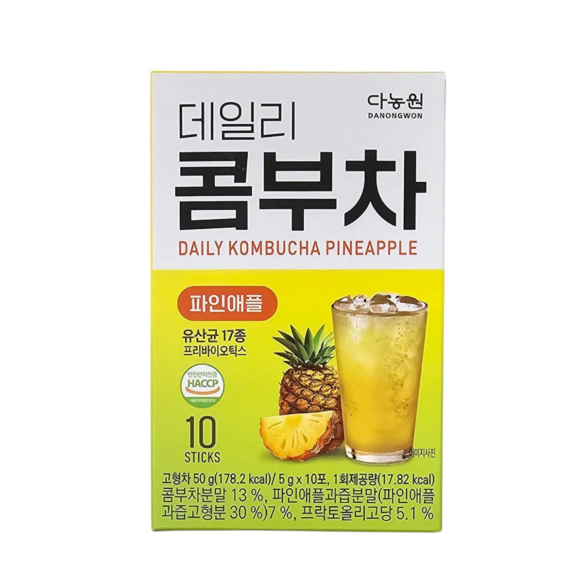 Danonwong Daily Kombucha Pineapple 10x5g sticks (Giam Tra Vi Dua ...