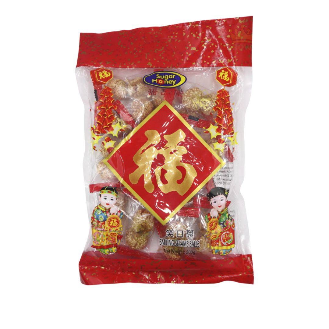 Sugar Honey Smiling Sesame Balls 200g (Banh Me) – Homie Asian ...