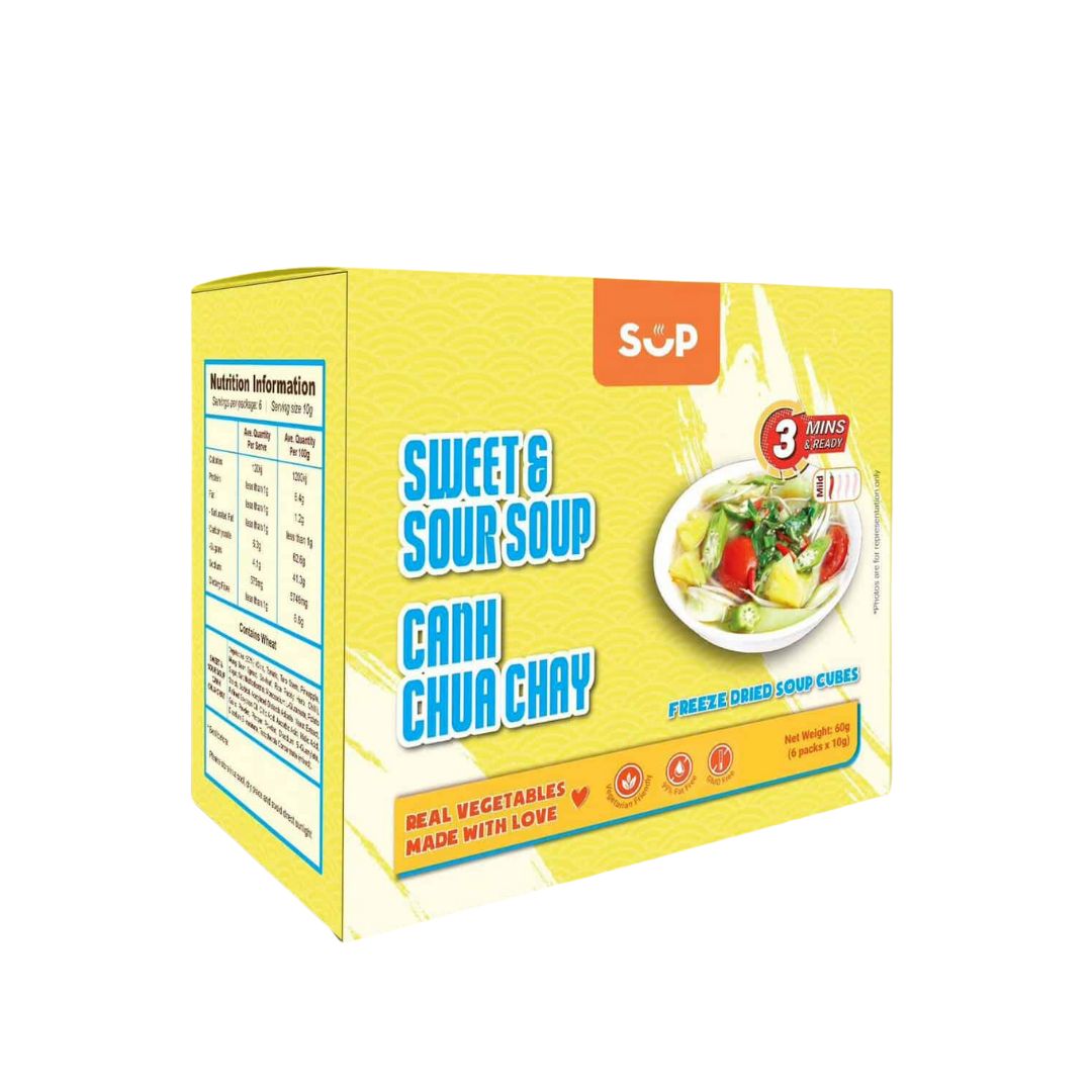 SUP Vegetarian Sweet and Sour Soup 6 Sachets A Box (Canh Chua Chay ...