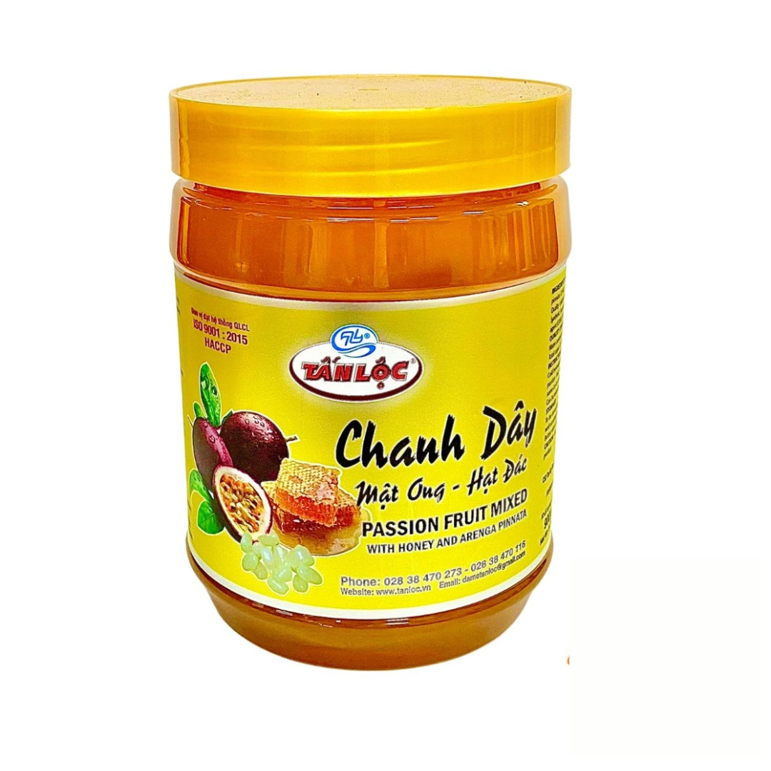 Tan Loc Passion Fruit Mixed With Honey and Arenga Pinnata 900g (Chanh ...