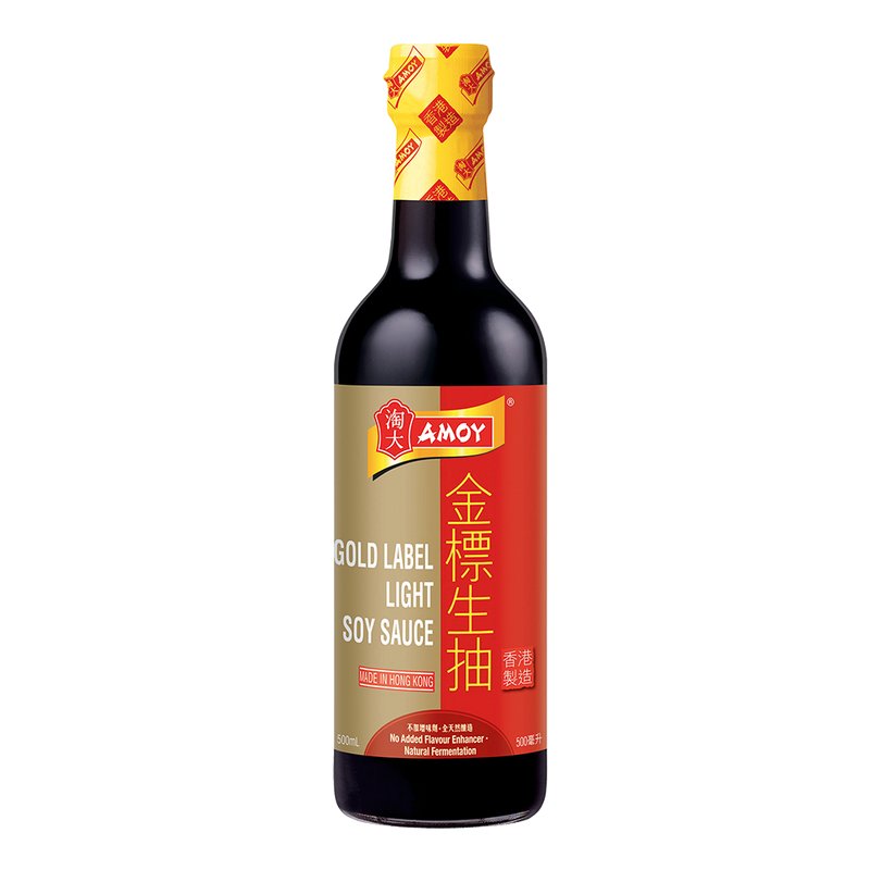Amoy Gold Label Light Soy Sauce 500ml (Nuoc Tuong) – Homie Asian ...